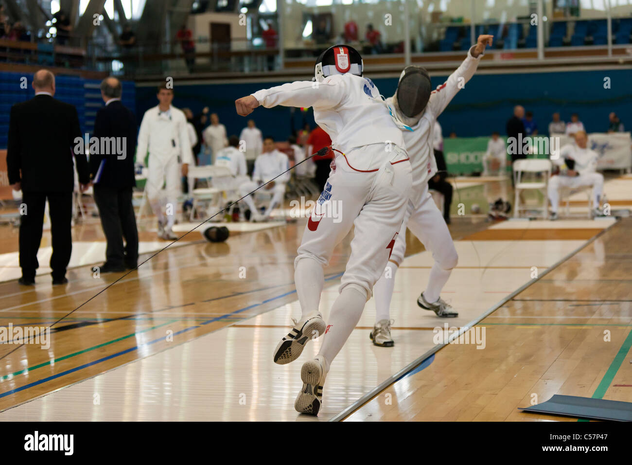 The Fencing Event at the 2011 Modern Pentathlon UIPM World Cup Final ...
