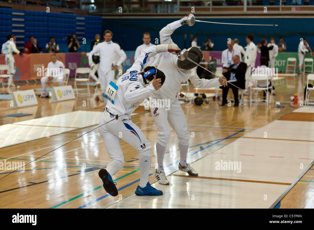 The Fencing Event at the 2011 Modern Pentathlon UIPM World Cup Final ...