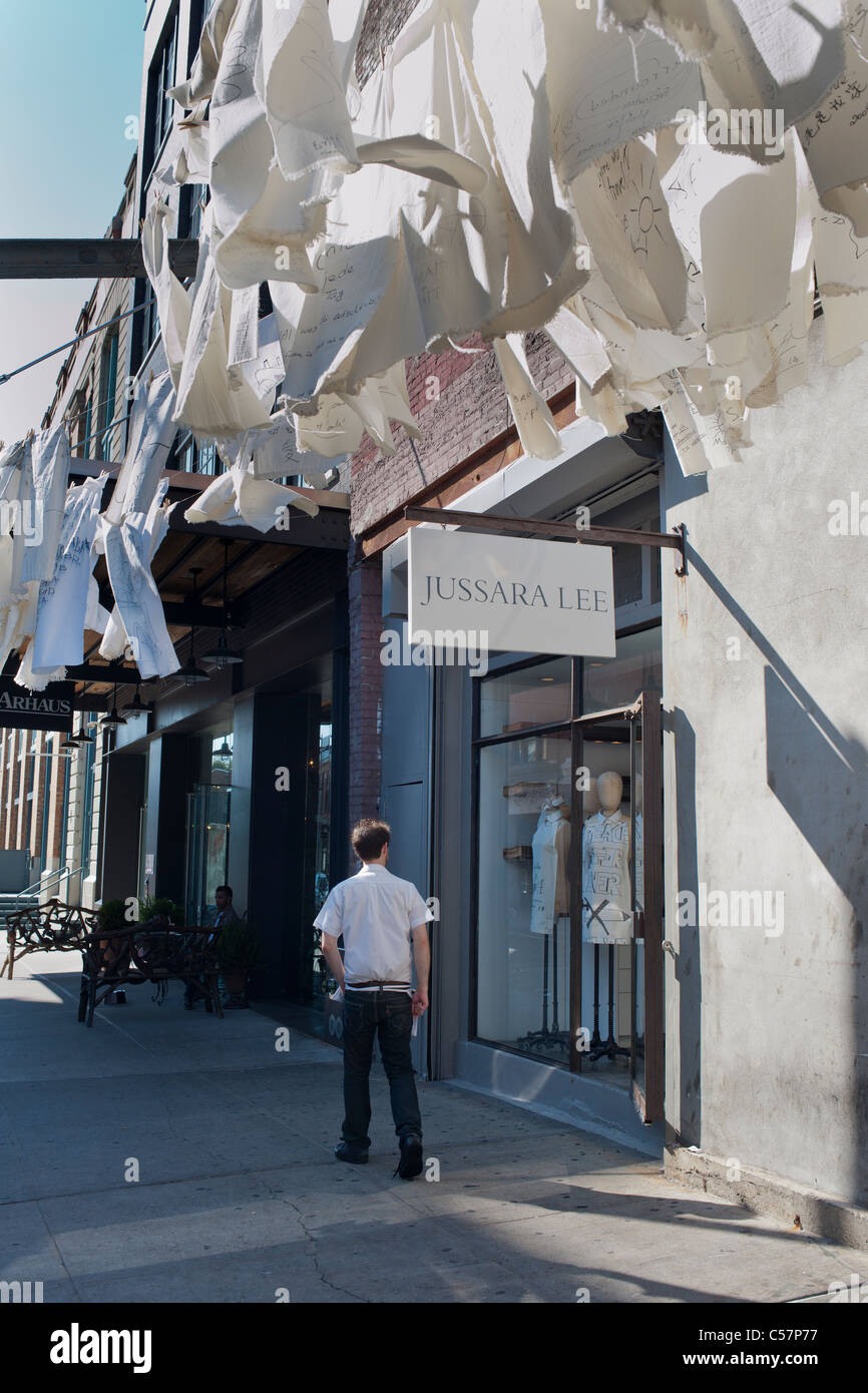 Peace flags tagged with handwritten messages from passer-by adorn the ...