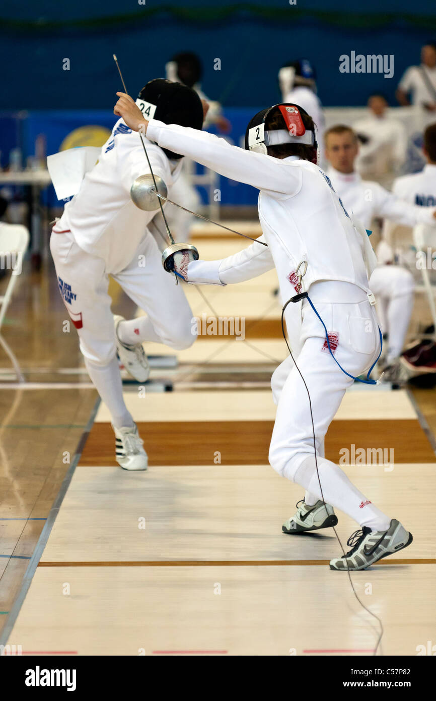 The Fencing Event at the 2011 Modern Pentathlon UIPM World Cup Final ...