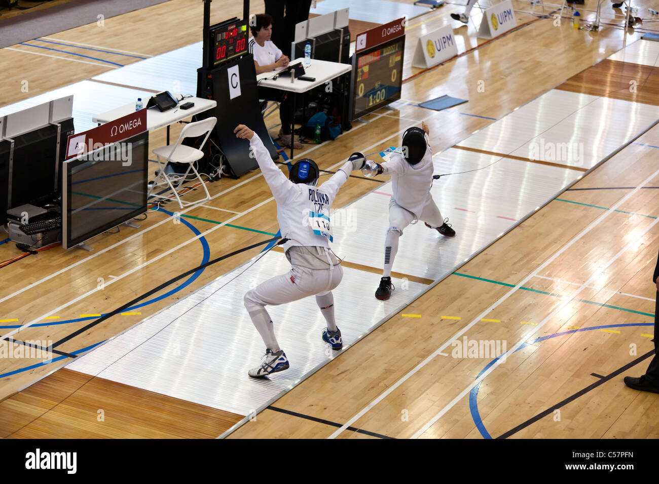Epee fencing event hi-res stock photography and images - Alamy