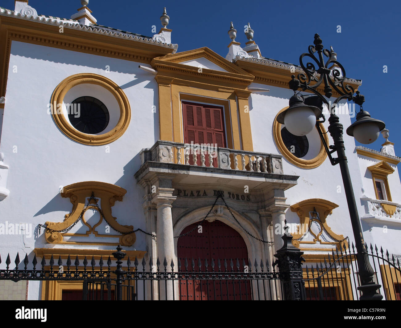 The Seville bullring in Spain Stock Photo - Alamy