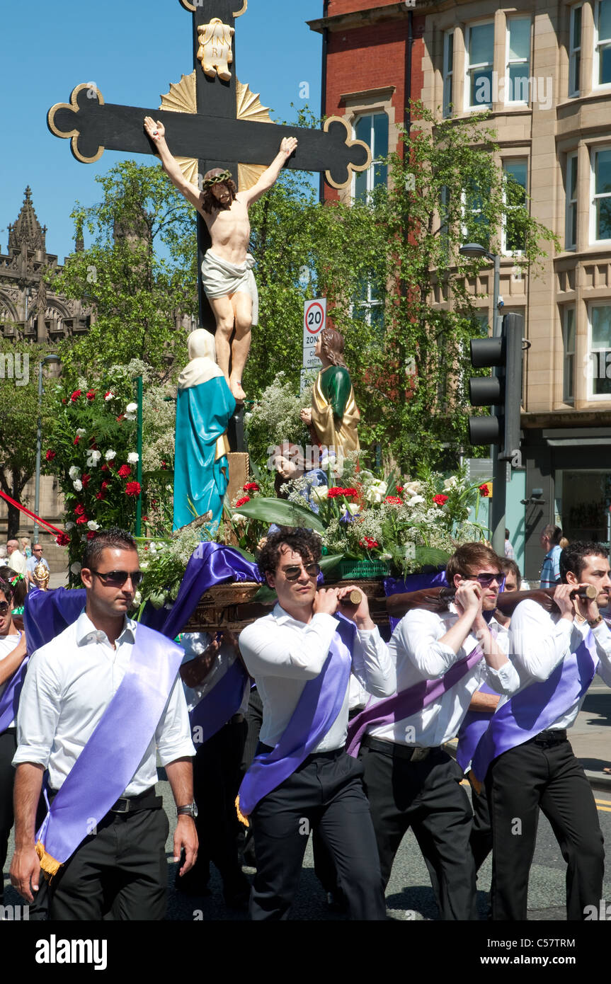 Manchester Italian Procession held each June in honour of Our Lady of ...