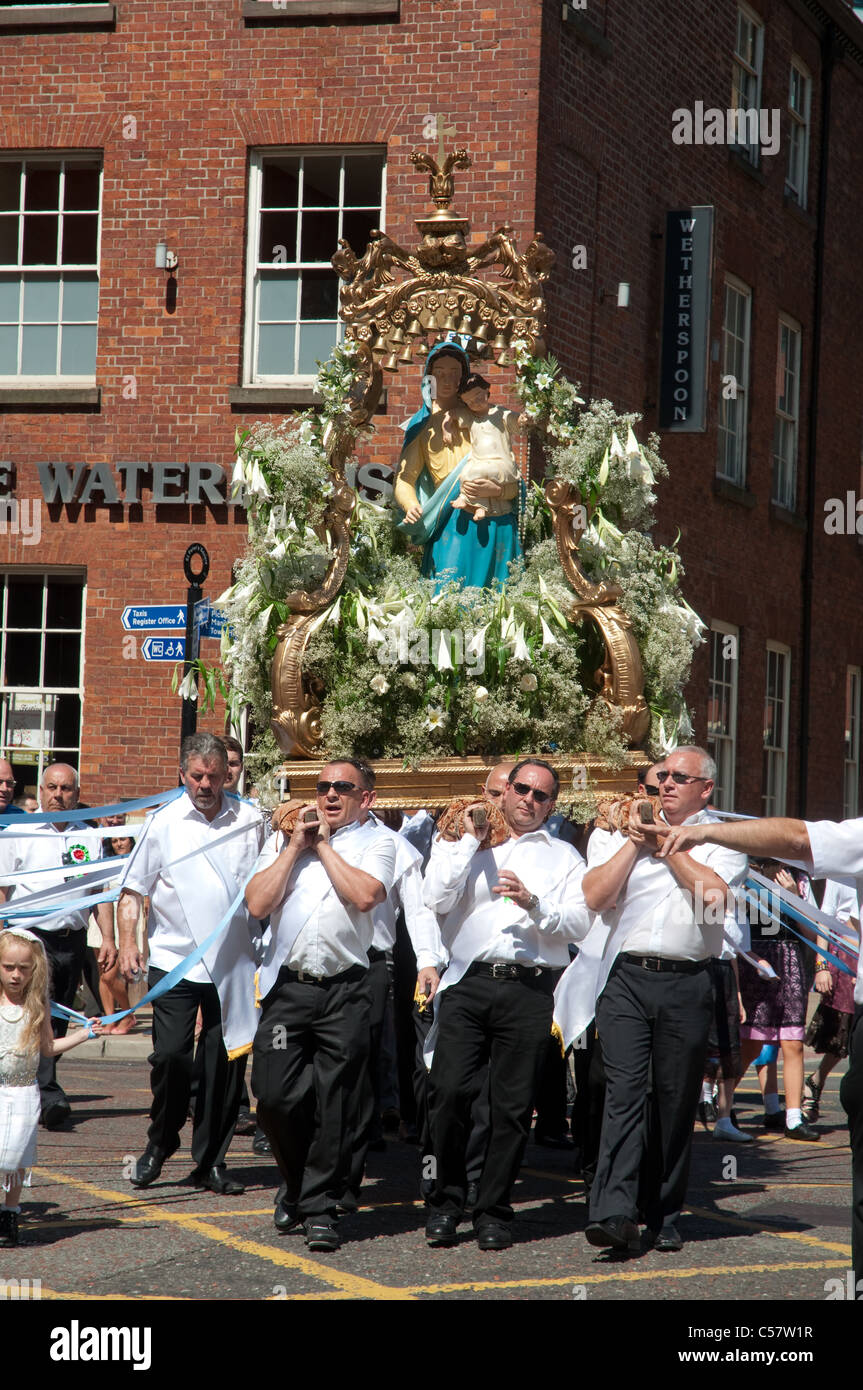 Manchester Italian Procession held each June in honour of Our Lady of ...