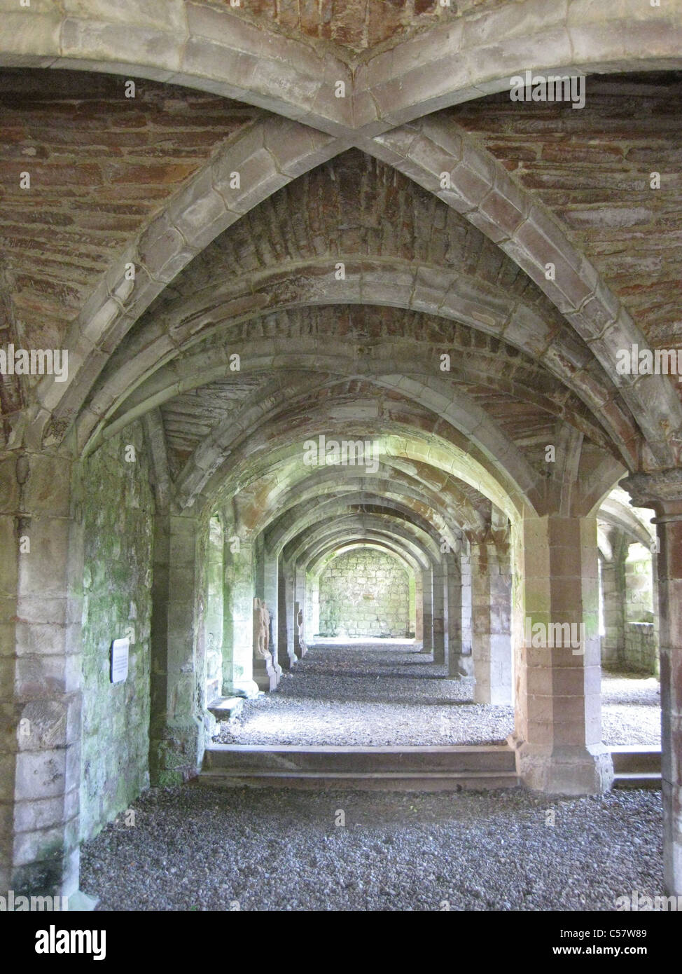 Cloisters at Lanercost Priory Stock Photo - Alamy