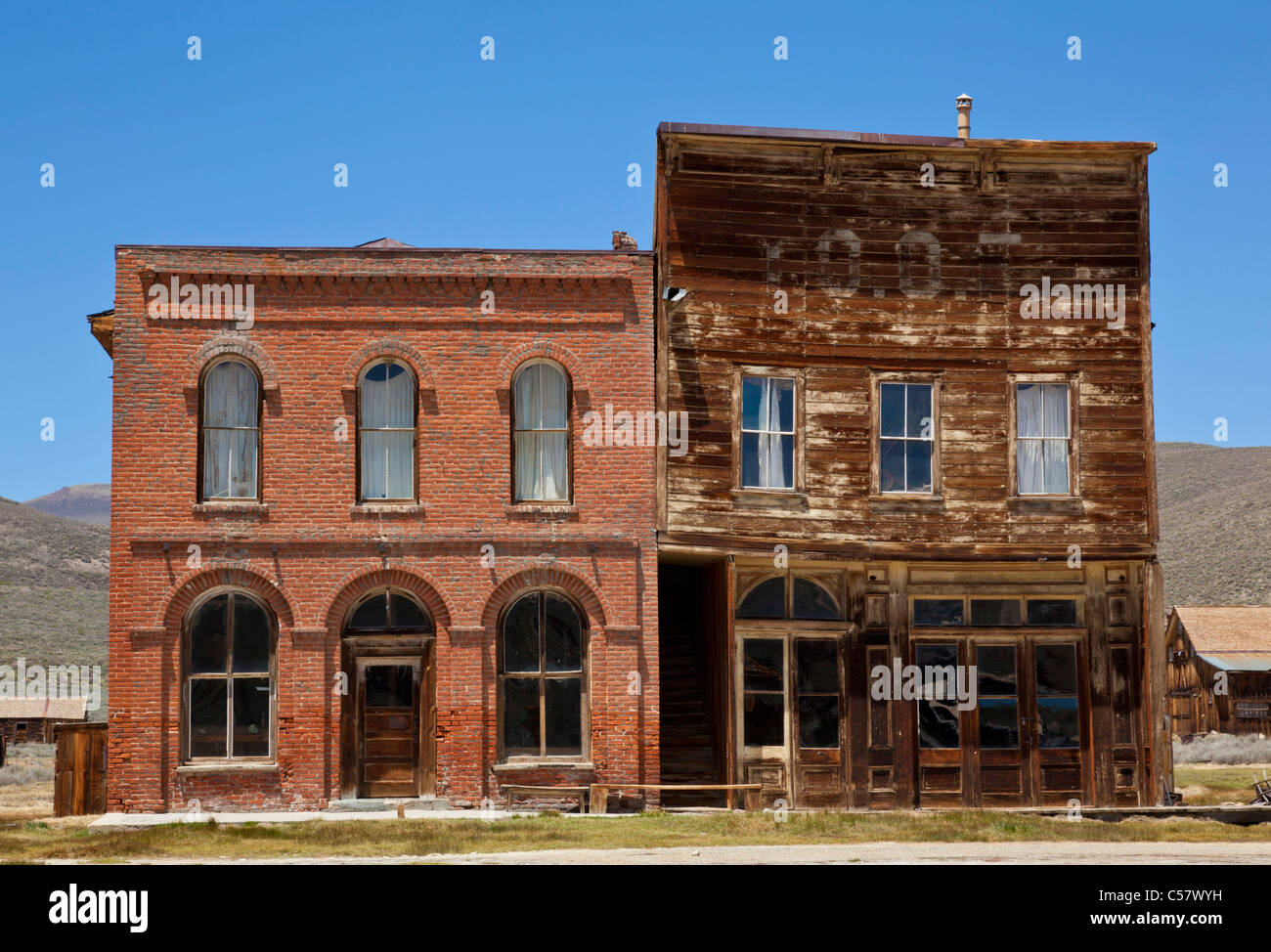abandonded buildings in Bodie ghost town Bodie State Historic Park ...