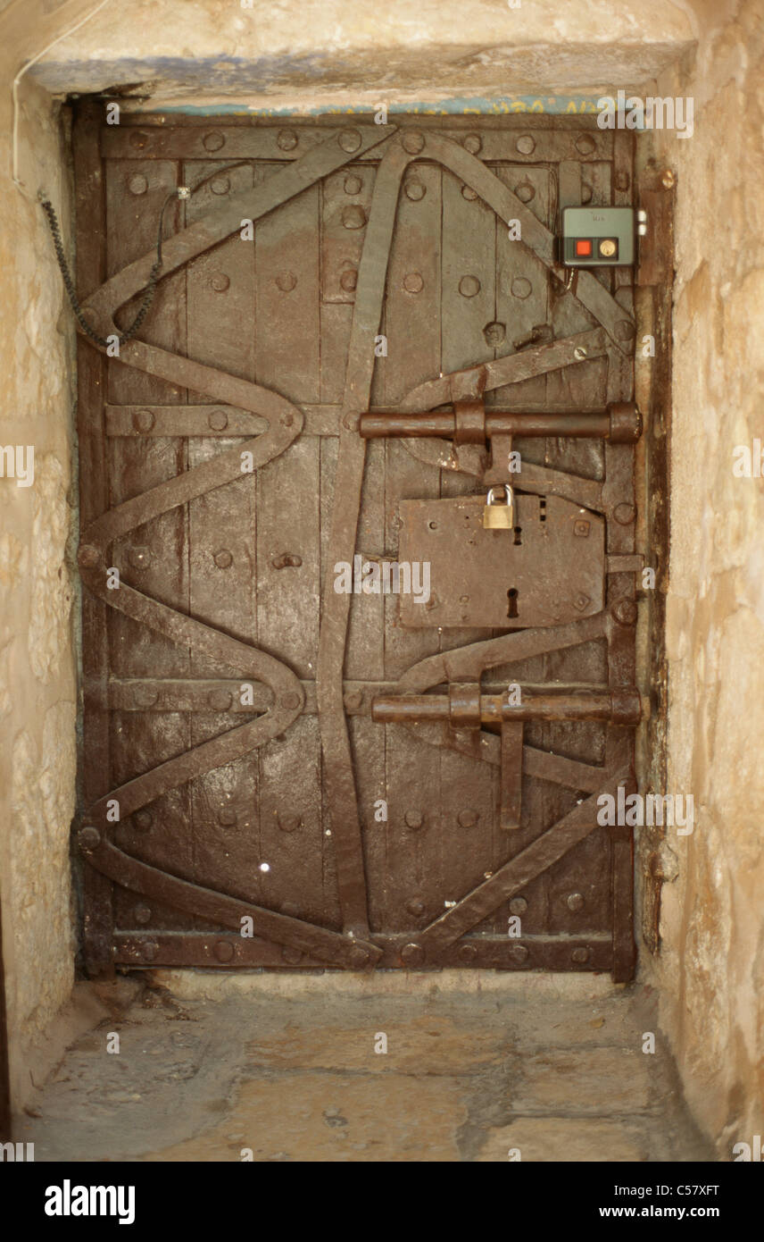 Doors - Old security door, Jerusalem Stock Photo - Alamy