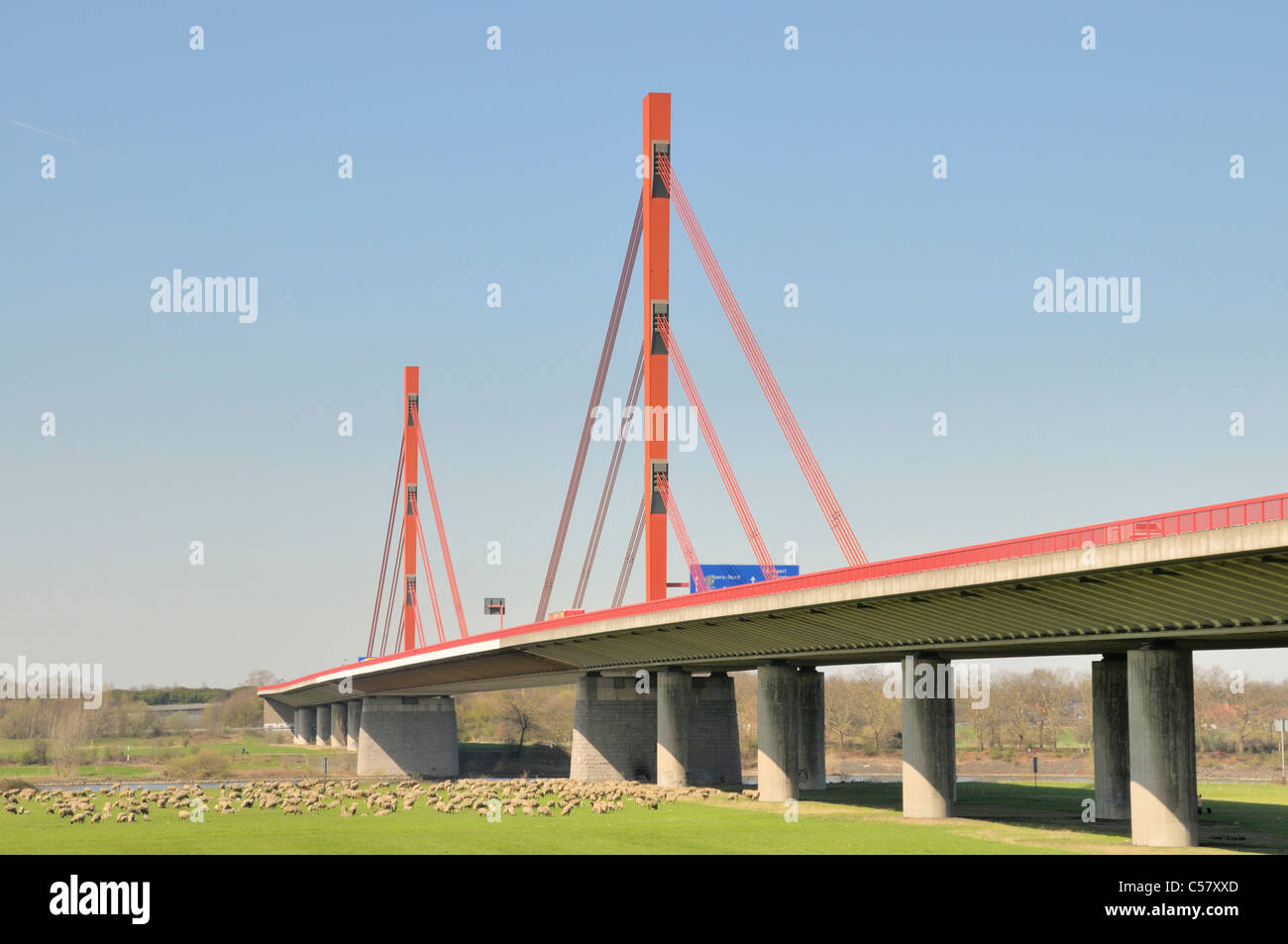 A42, architecture, highway, highway bridge, bridge, outside ...