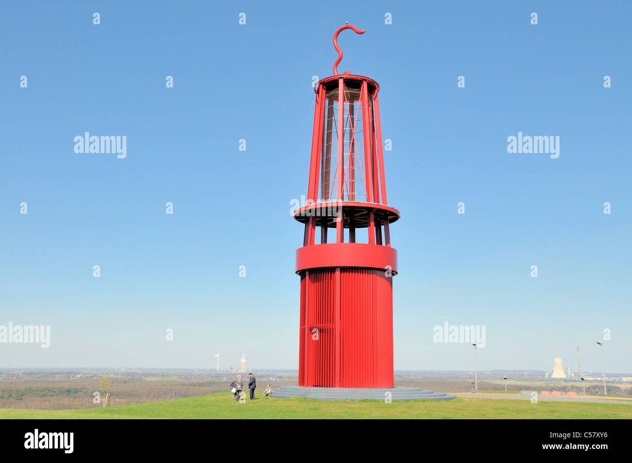 outside, passable, mine, monument, Germany, Europe, form, shape, light ...