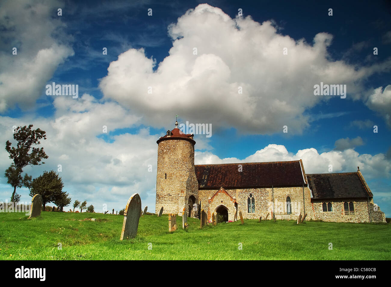 Little Snoring church in Norfolk Stock Photo - Alamy