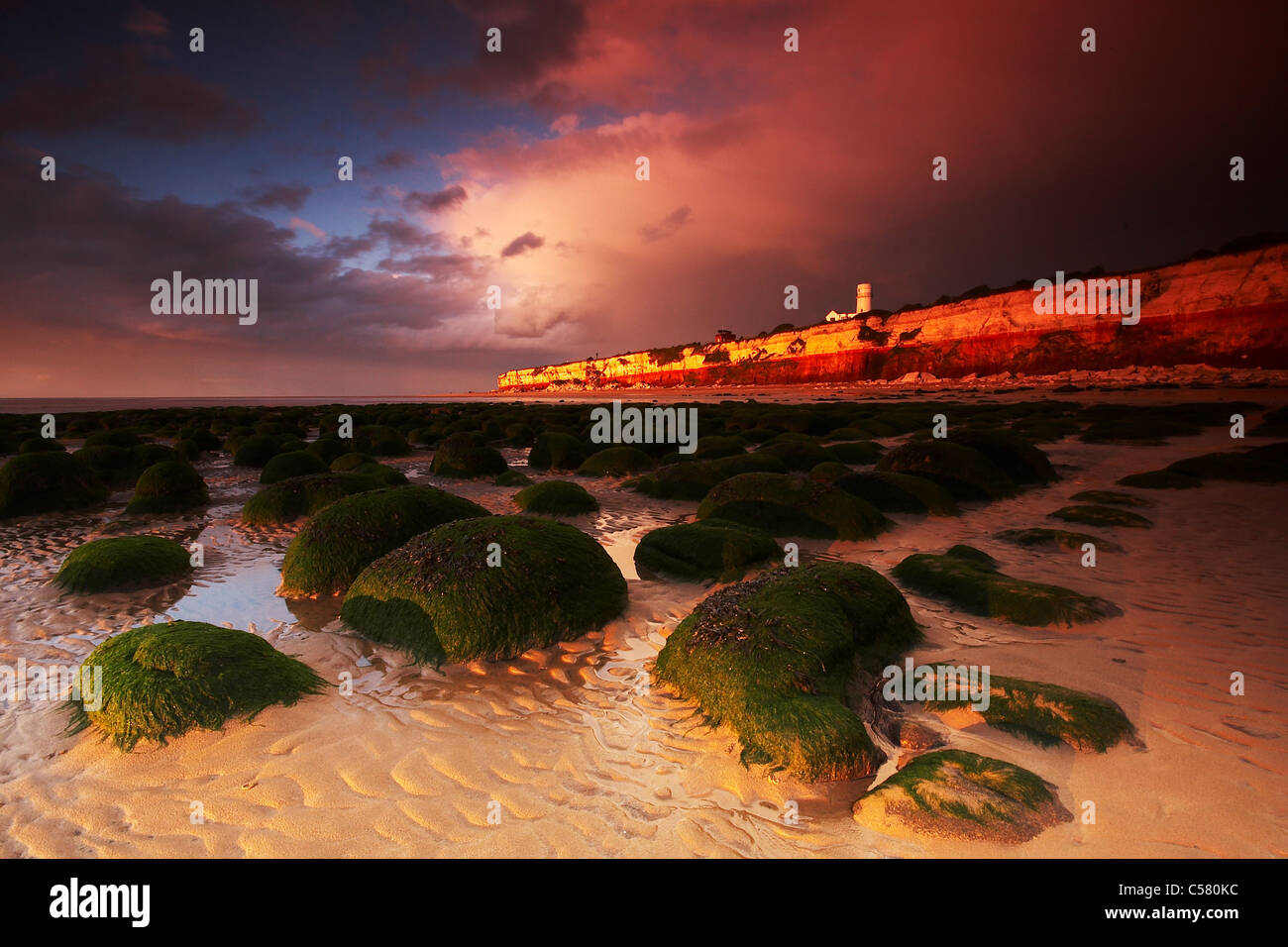 Hunstanton seaside beach in hi-res stock photography and images - Alamy