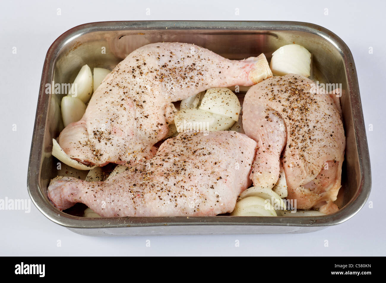 Chicken ready for oven hi-res stock photography and images - Alamy