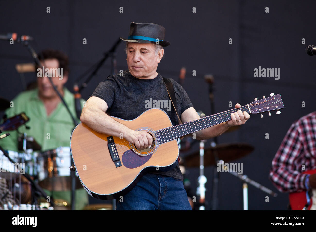 Paul Simon American singer-songwriter and actor performing on the ...