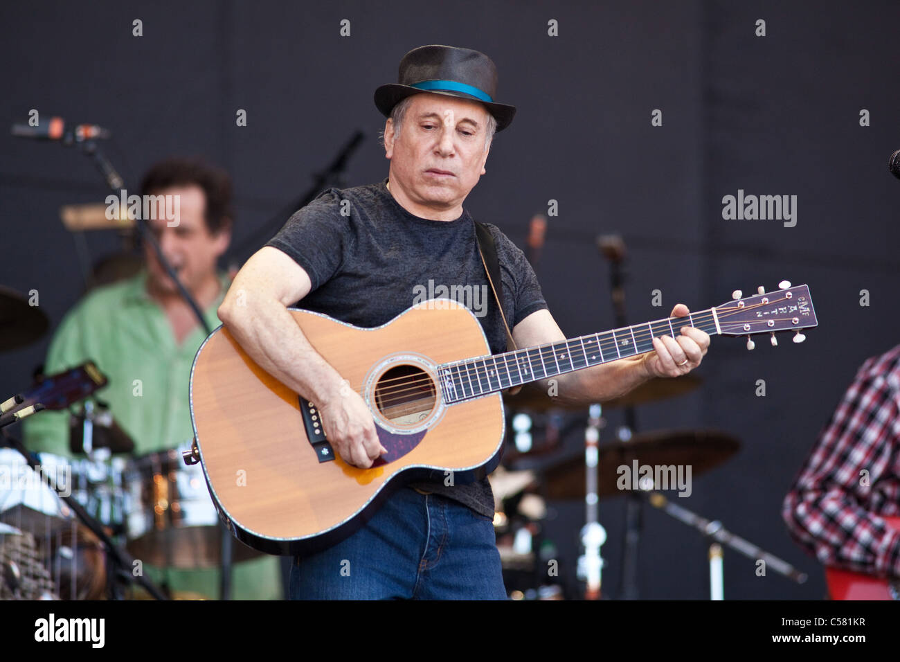 Paul Simon American singer-songwriter and actor performing on the ...