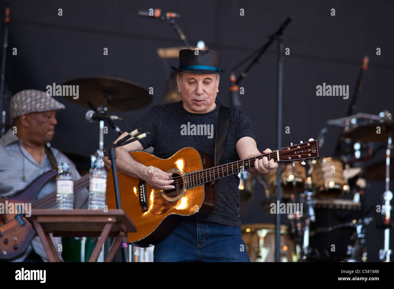 Paul Simon American singer-songwriter and actor performing on the ...
