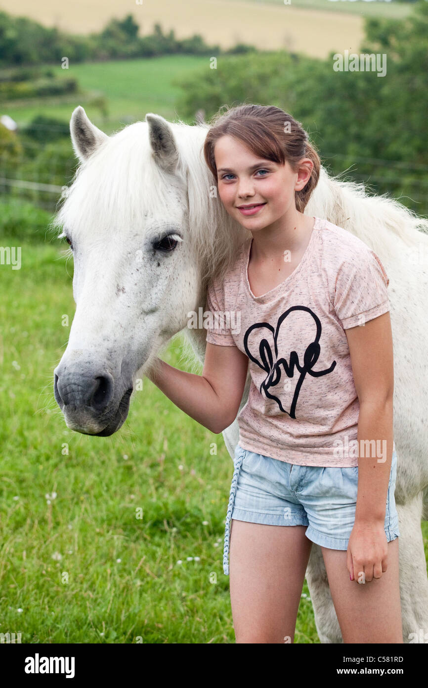 Pony girl hi-res stock photography and images - Alamy