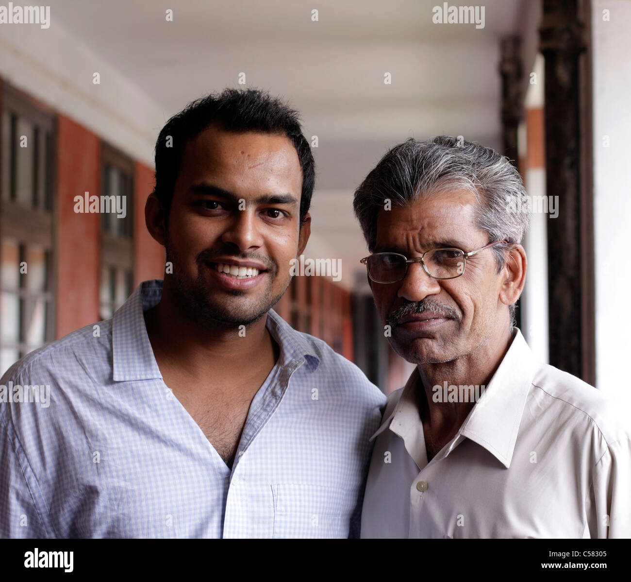 Happy indian family father hi-res stock photography and images - Alamy