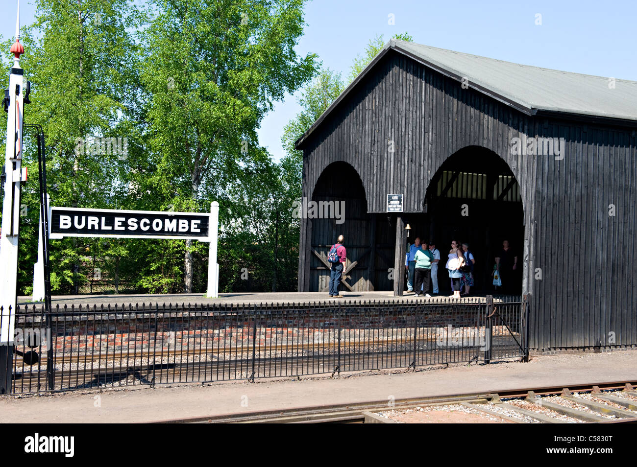 Burlescombe station and transfer shed at the Didcot Railway Centre UK ...