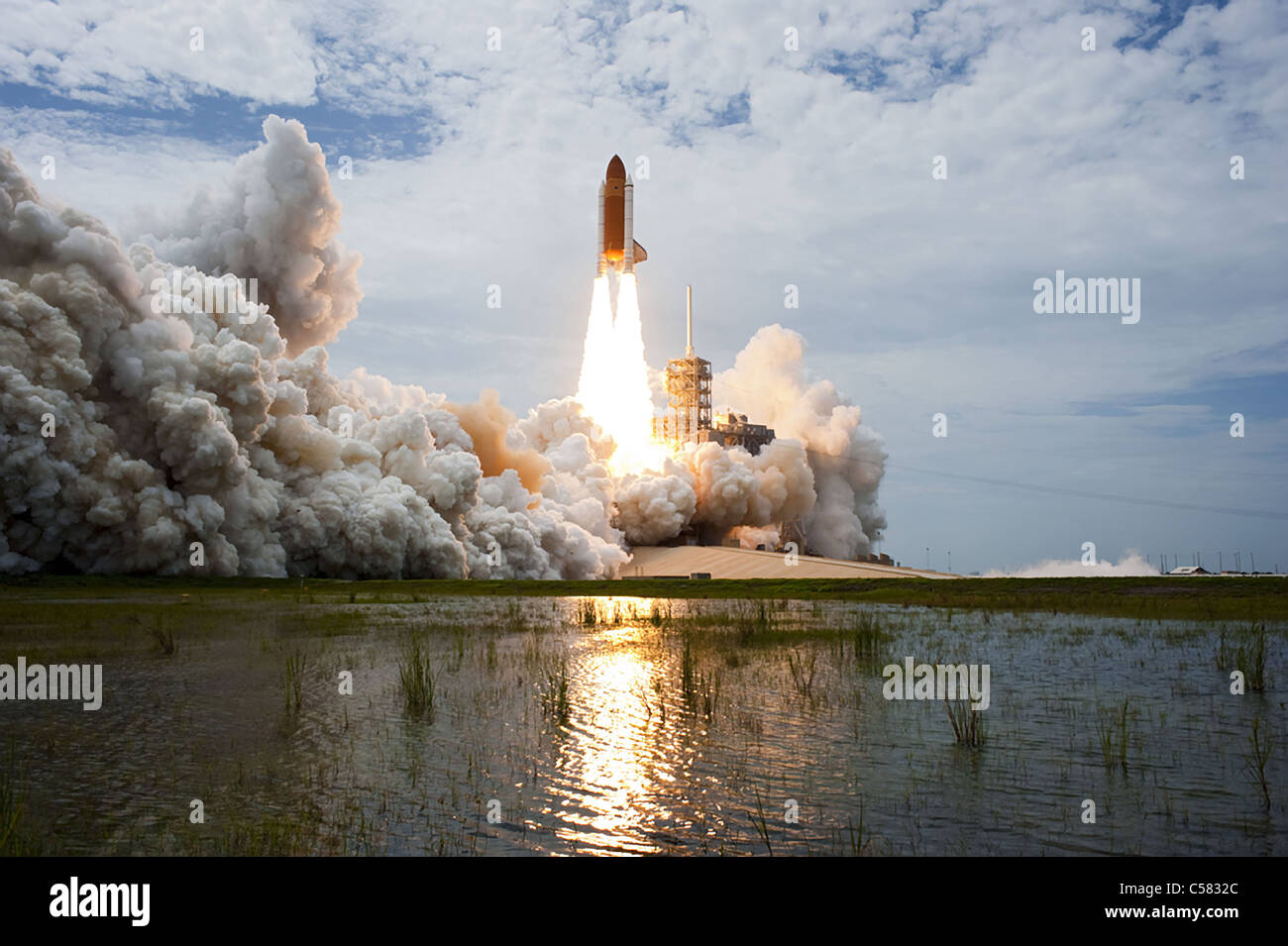 Atlantis STS-135 lifts-off on the final space shuttle mission at NASA's ...