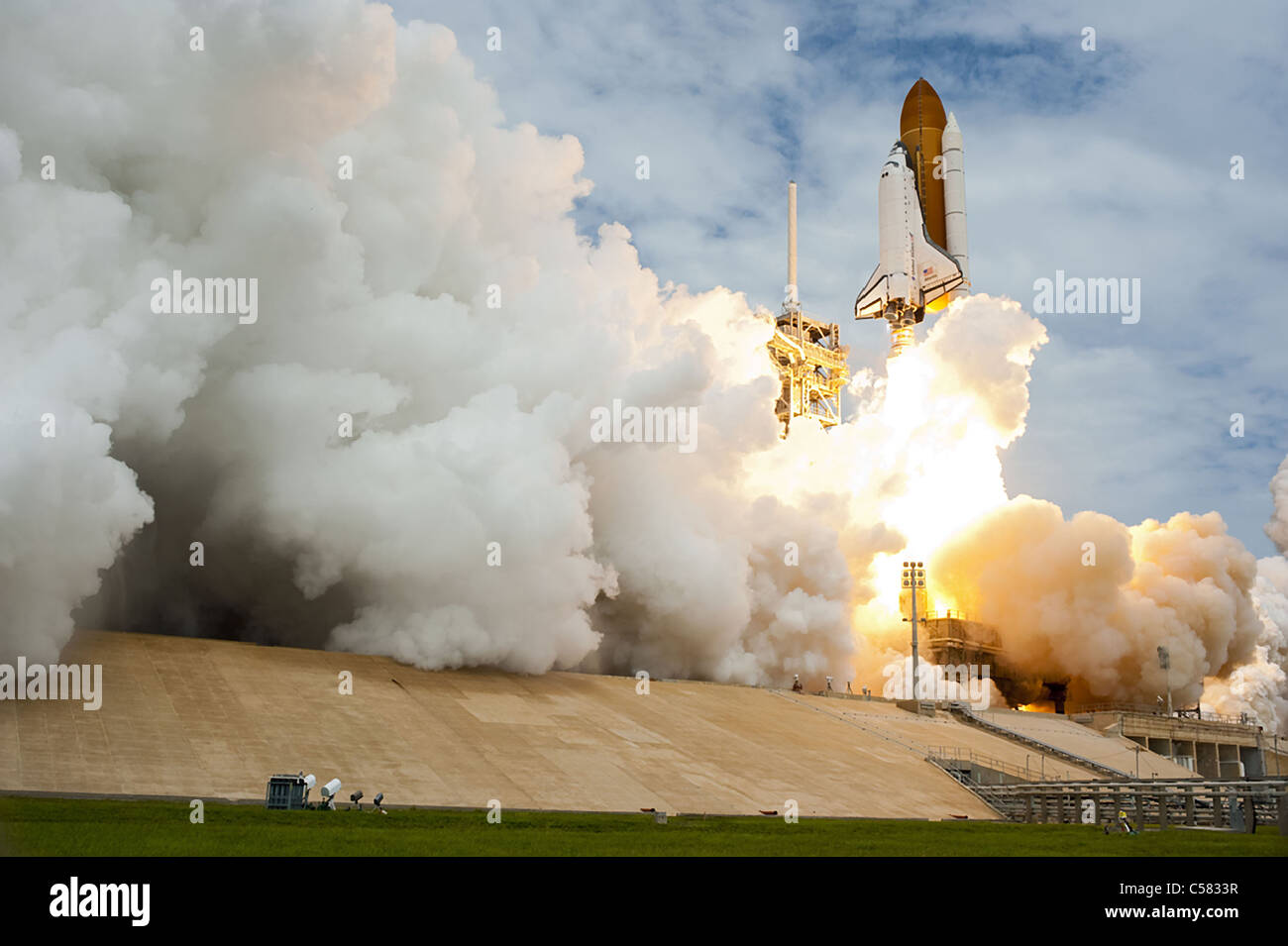 Atlantis STS-135 lifts-off on the final space shuttle mission at NASA's ...