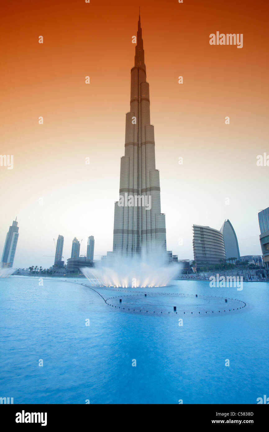 Burj Khalifa, Dubai, United Arab Emirates ( UAE Stock Photo - Alamy