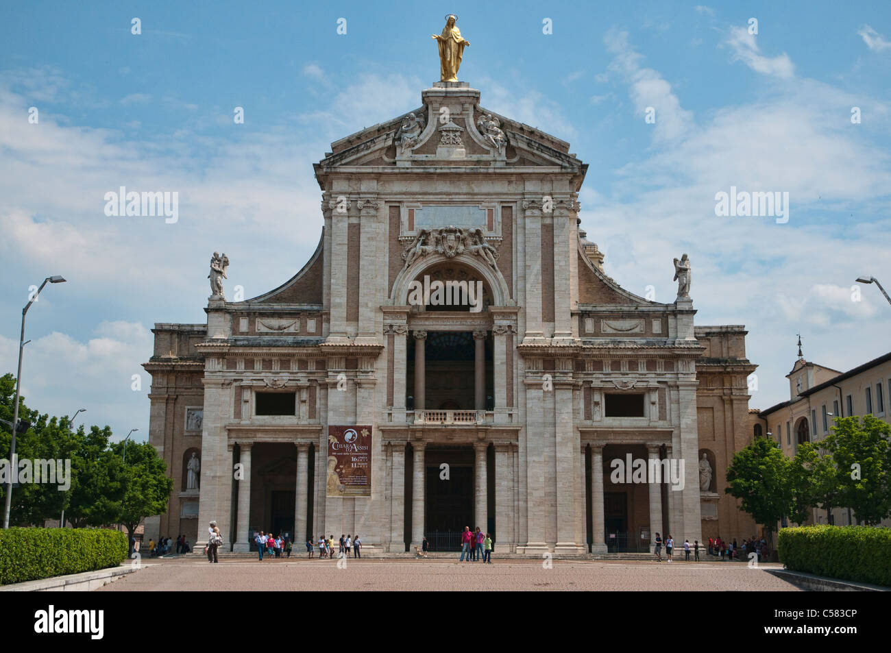 The Porziuncola church, the first church built by San Francis in Assisi ...