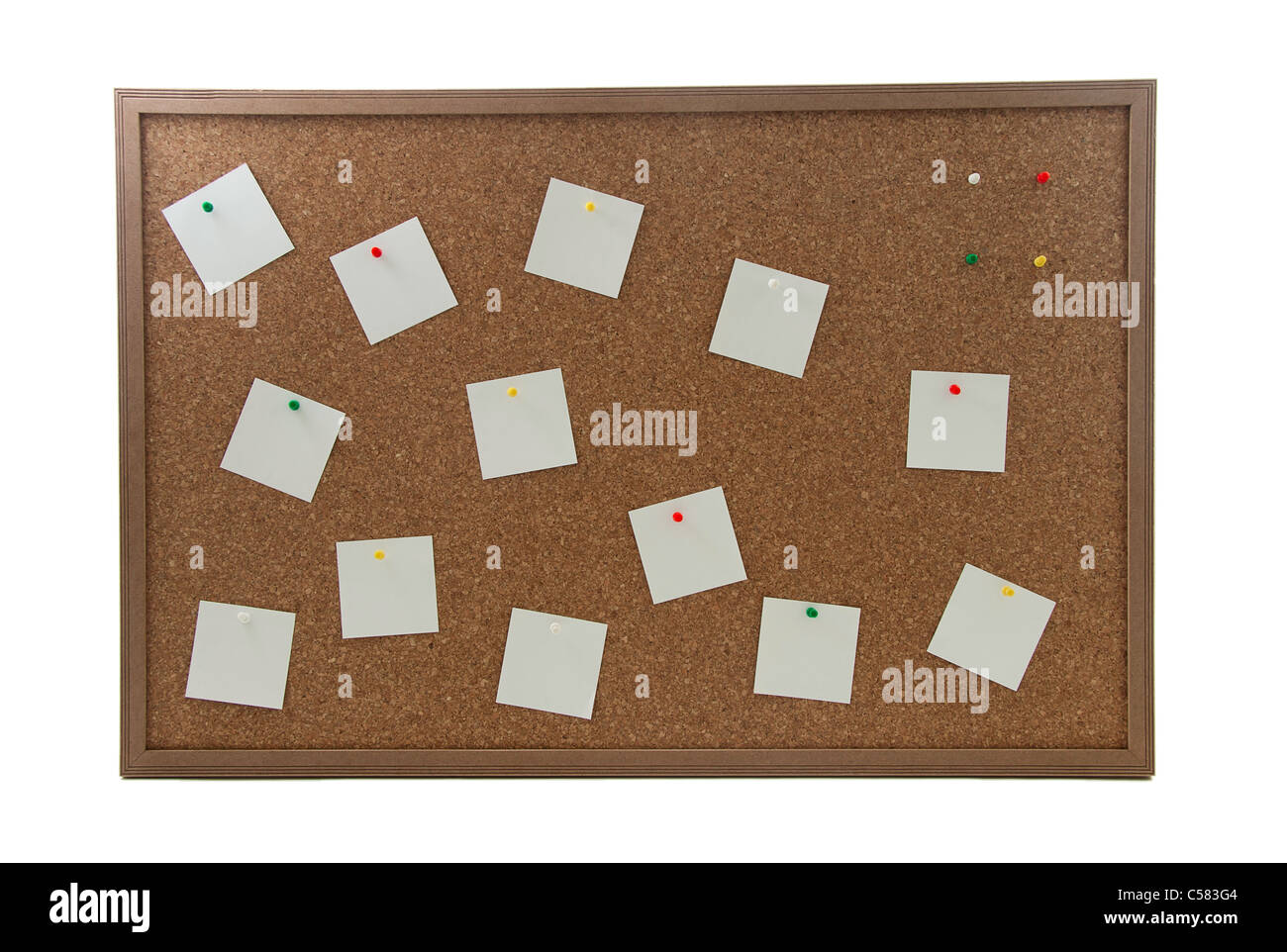 Notice Board Pins High Resolution Stock Photography and Images - Alamy