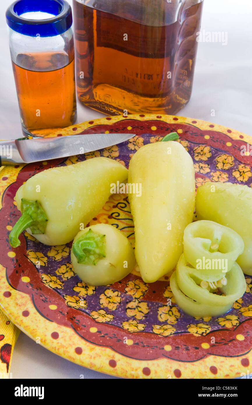 This small yellow peppers are some of the hottest around. They go good ...