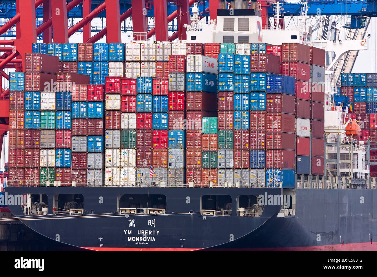 complex, outside, quay Burchard, business, containers, container ports ...