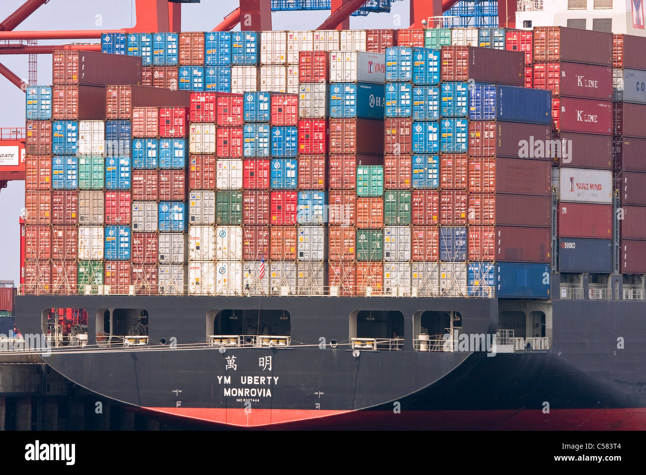 complex, outside, quay Burchard, business, containers, container ports ...
