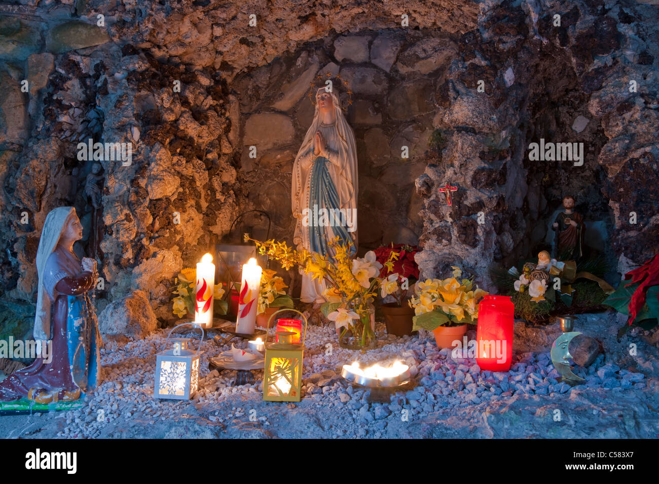 Klingenzell, canton Thurgau, Switzerland, grotto, Maria, Marien's ...