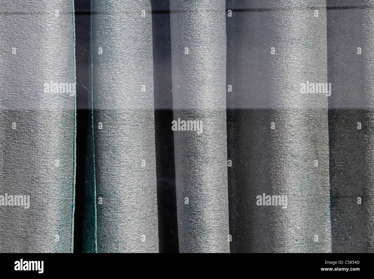 curtains in shop window Stock Photo - Alamy