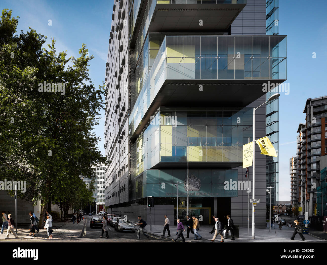 Manchester Civil Justice Centre Stock Photo - Alamy