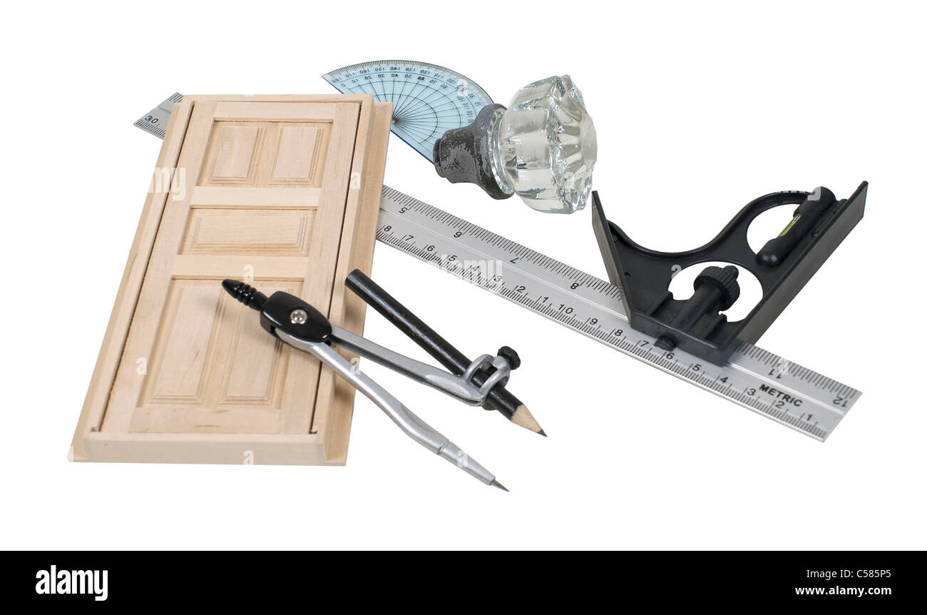 Compass and rulers for drawing out and planning renovations - path ...