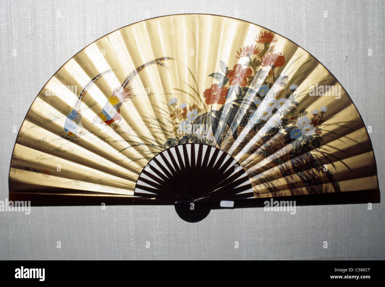 Taipei Taiwan Handicraft Centre Decorated Fan Replica Of Original In ...