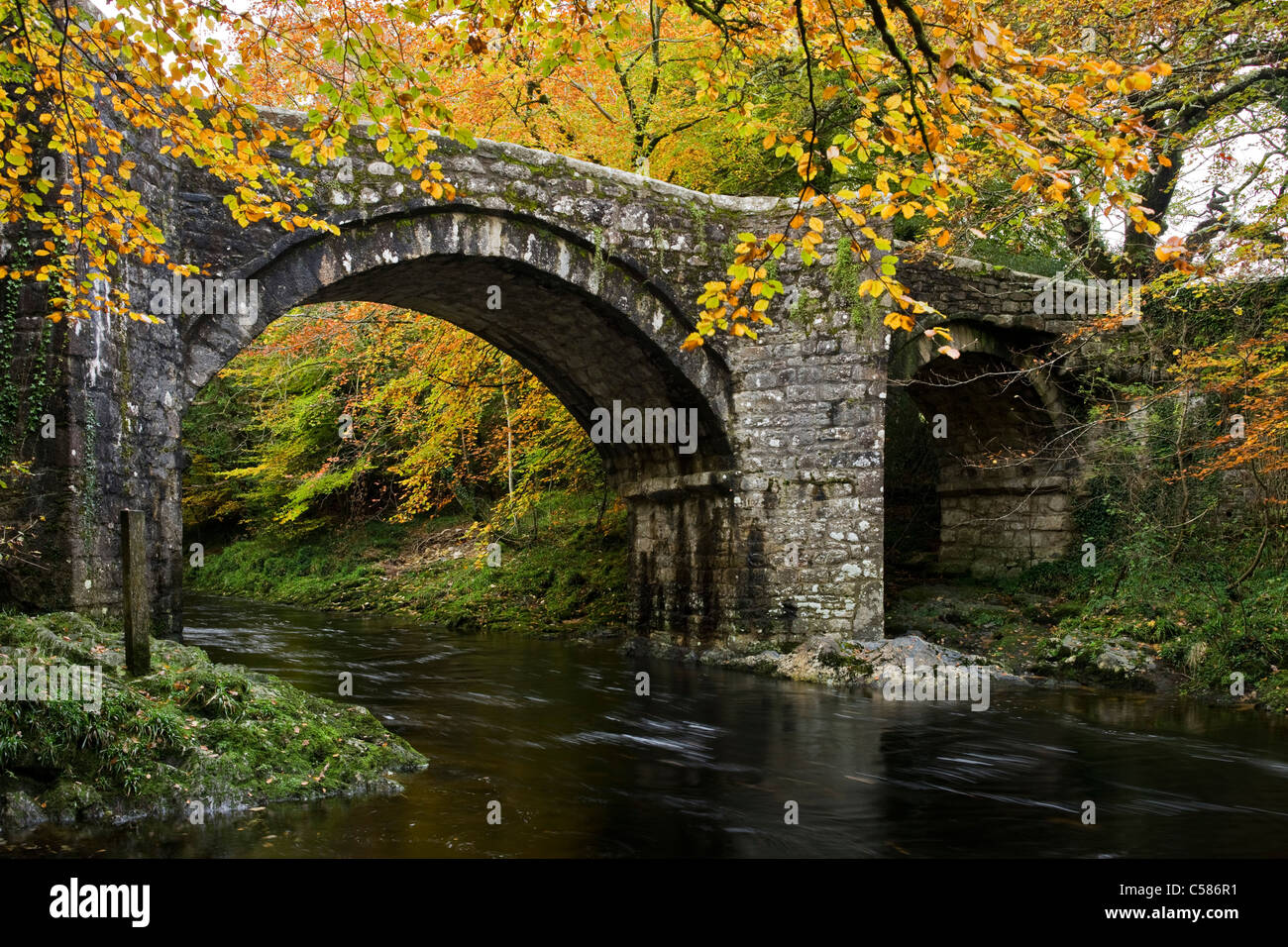 Holne bridge hi-res stock photography and images - Alamy