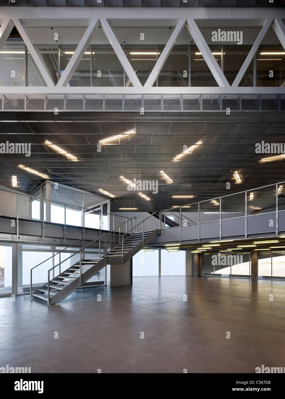 Natural Science Building, Bjerringbro Stock Photo - Alamy