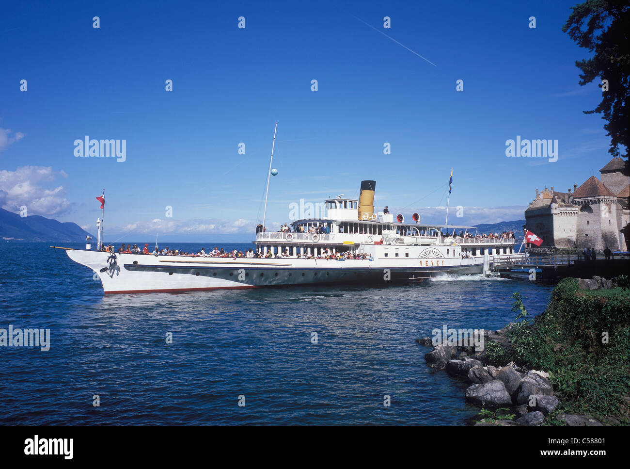 paddle steamer, steamboat, Compagnie générale de navigation, ship ...