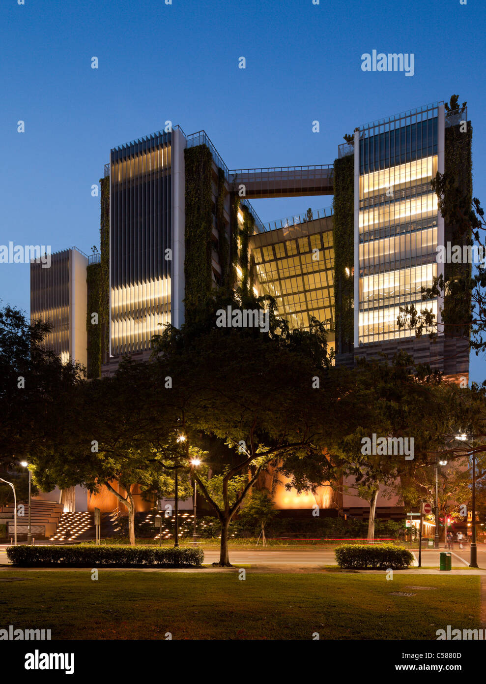 School of the Arts Singapore (SOTA) by WOHA, Singapore. Arts school for ...