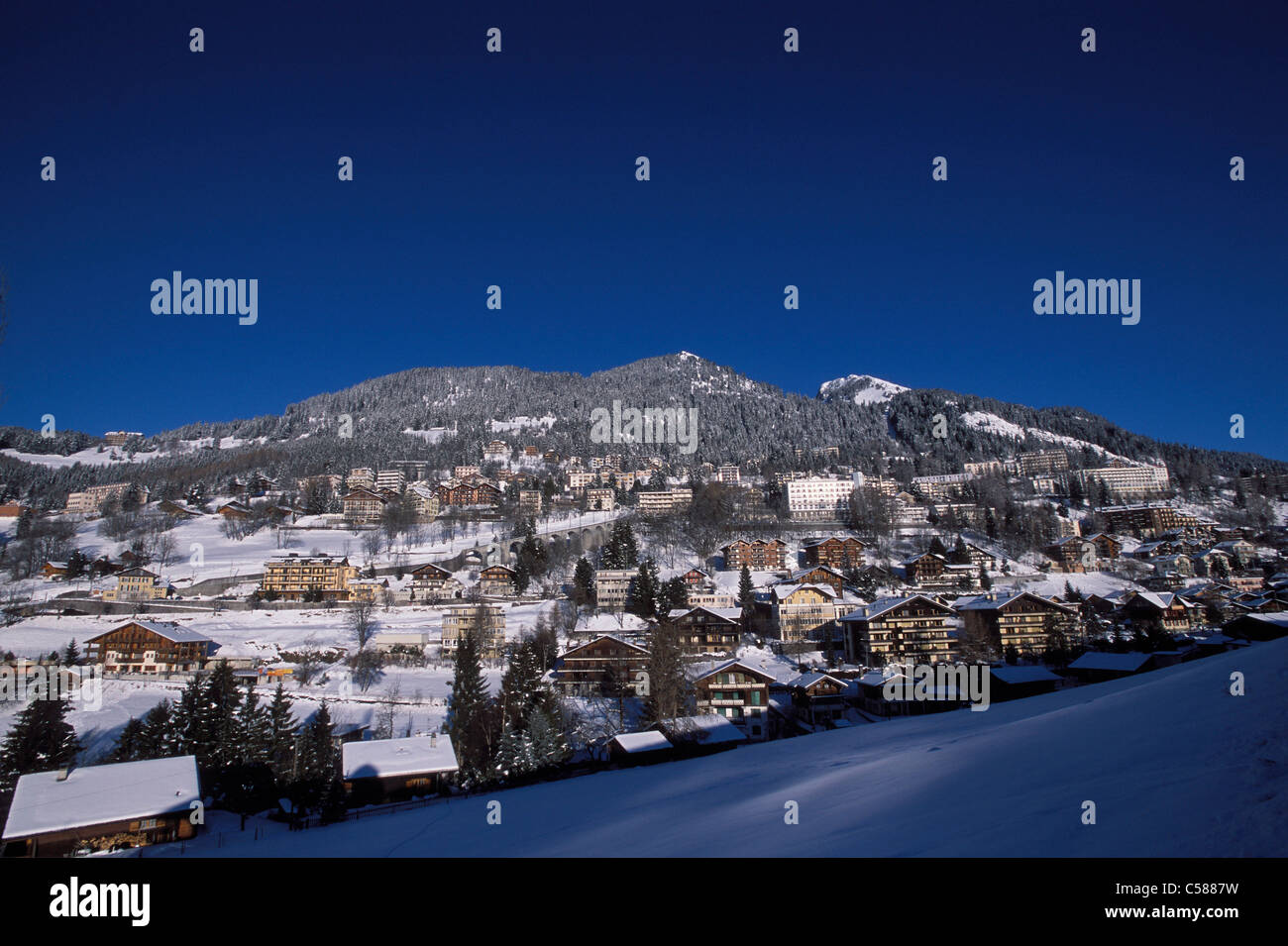 Leysin village hi-res stock photography and images - Alamy