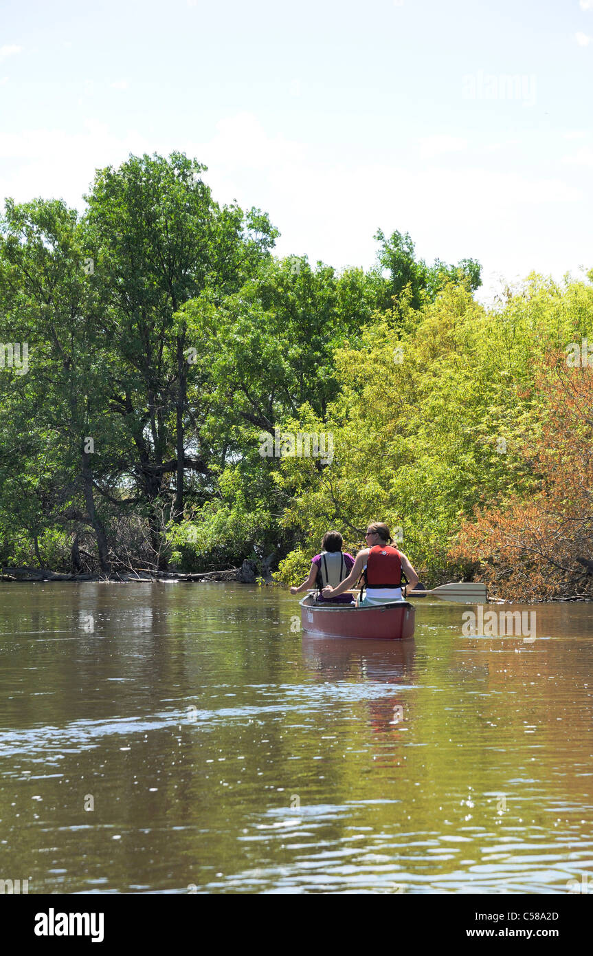 The flooded Souris River in North Dakota, United States Stock Photo - Alamy