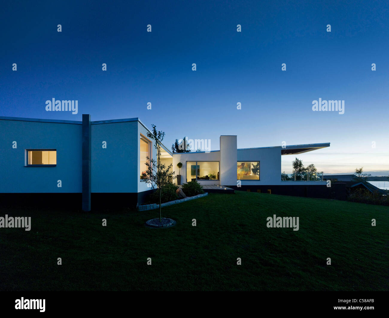 Villa Marstrand Wadt, Jyllinge, Roskilde Fjord, Denmark. 2006 Stock ...