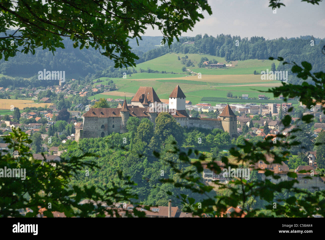 Bern, canton BE, castle, castle village, Emmental, Europe, provincial ...