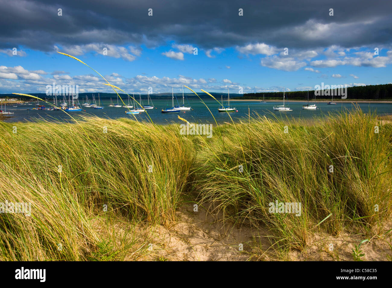 Findhorn, Great Britain, Scotland, Europe, sea, coast, beach, seashore ...