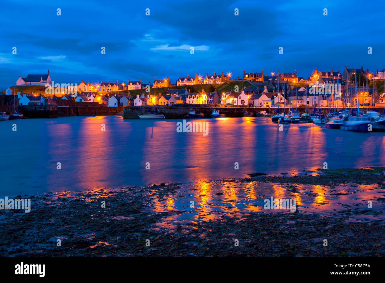 Fishing village findochty hi-res stock photography and images - Alamy