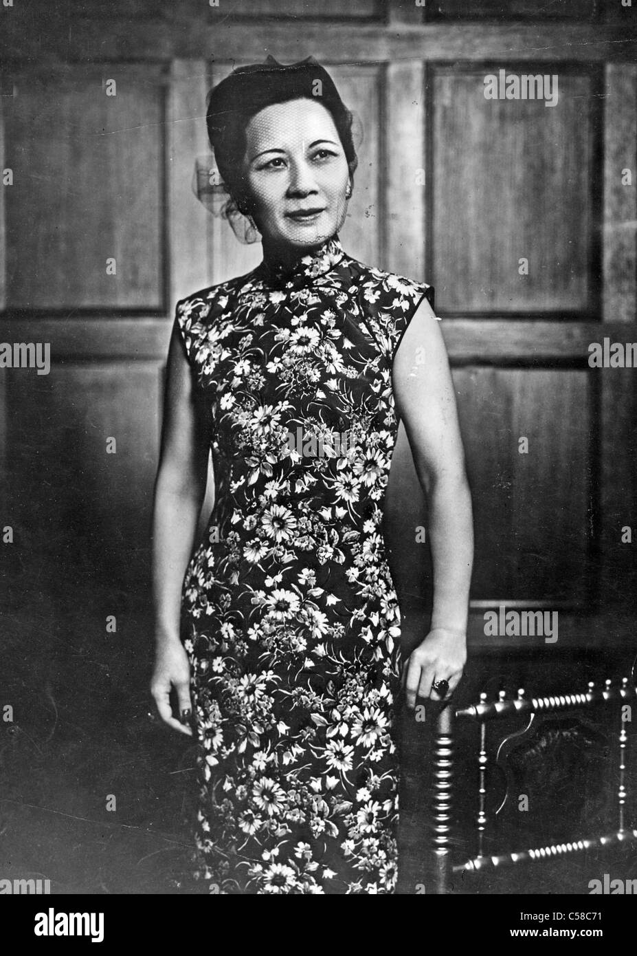 MADAME CHIANG KAI-SHEK Soong May-ling (1897-2003) fourth and last wife of the Nationalist ...