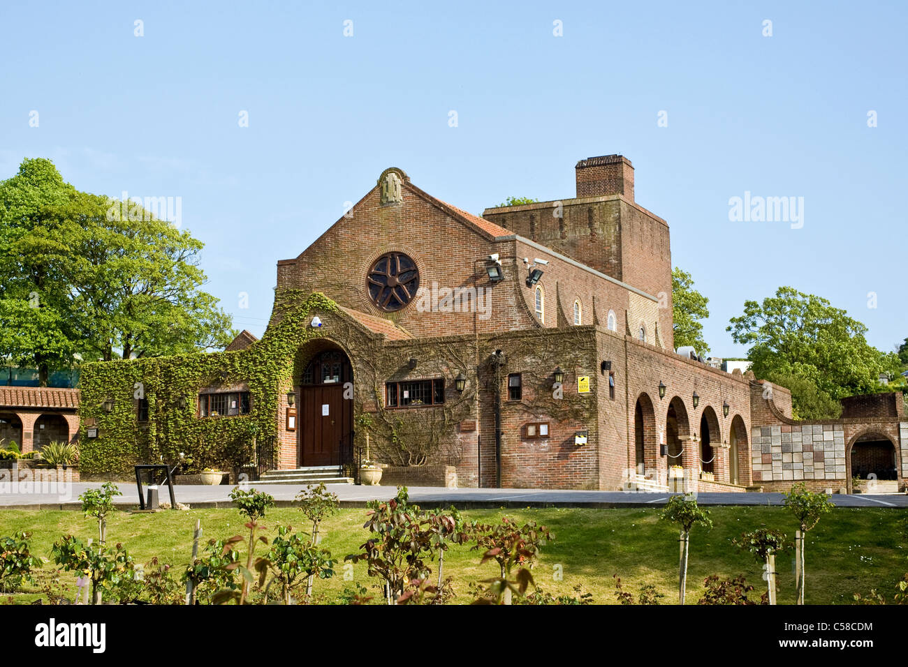 Downs Crematorium, Bear Road, Brighton, Sussex, England, UK Stock Photo ...