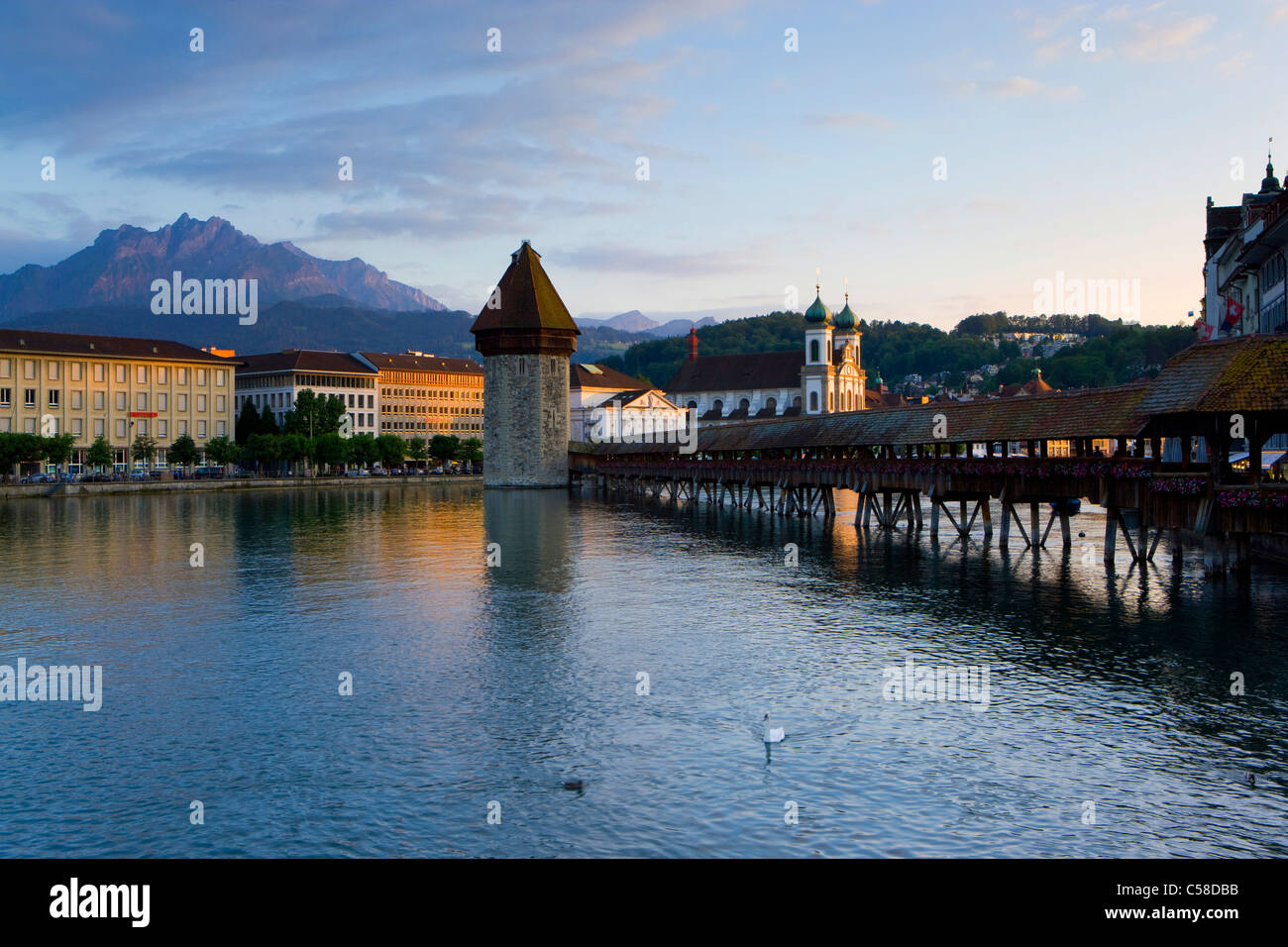 Old chapel bridge hi-res stock photography and images - Alamy