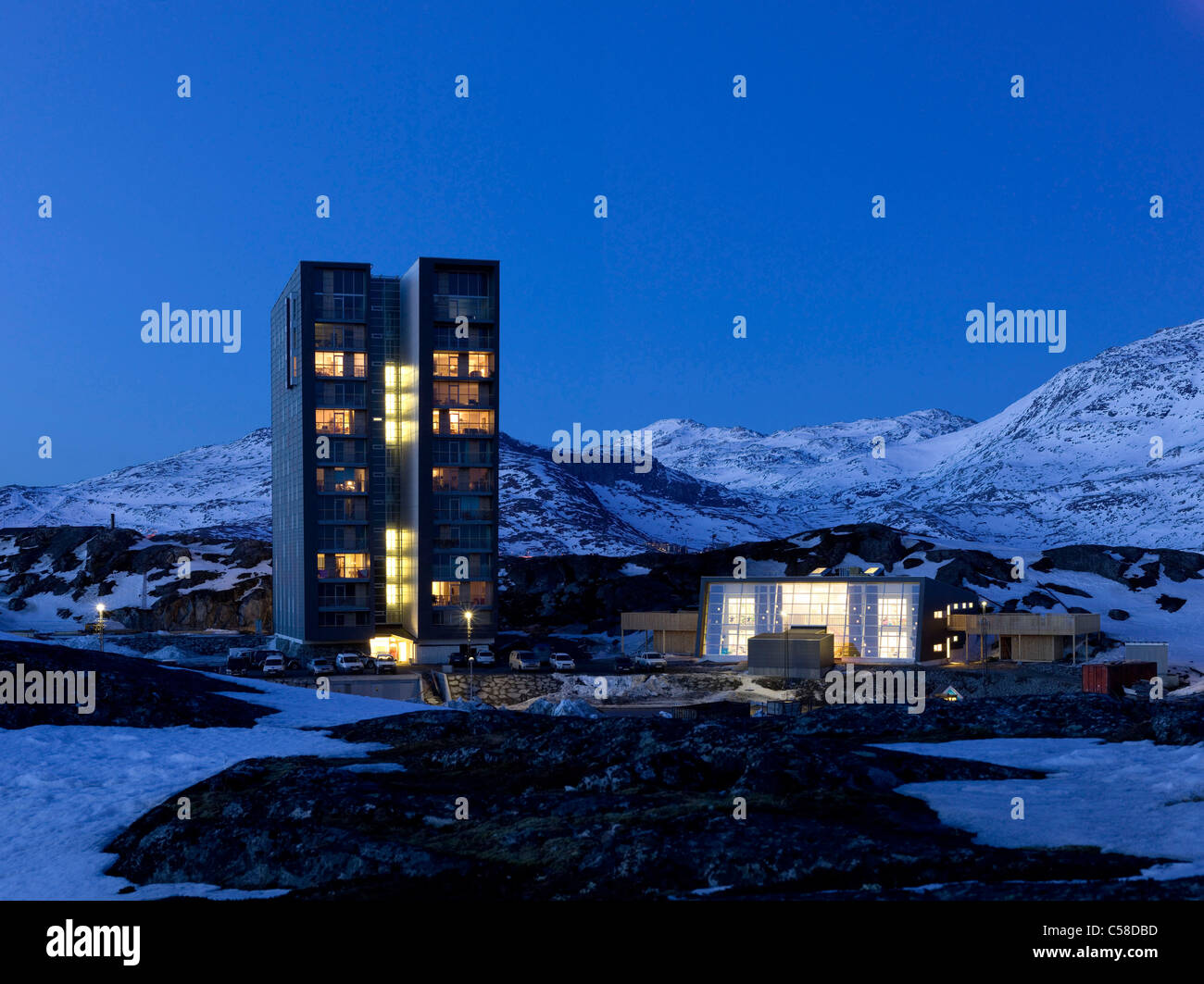 Jagtvej, Nuuk, Greenland Stock Photo - Alamy