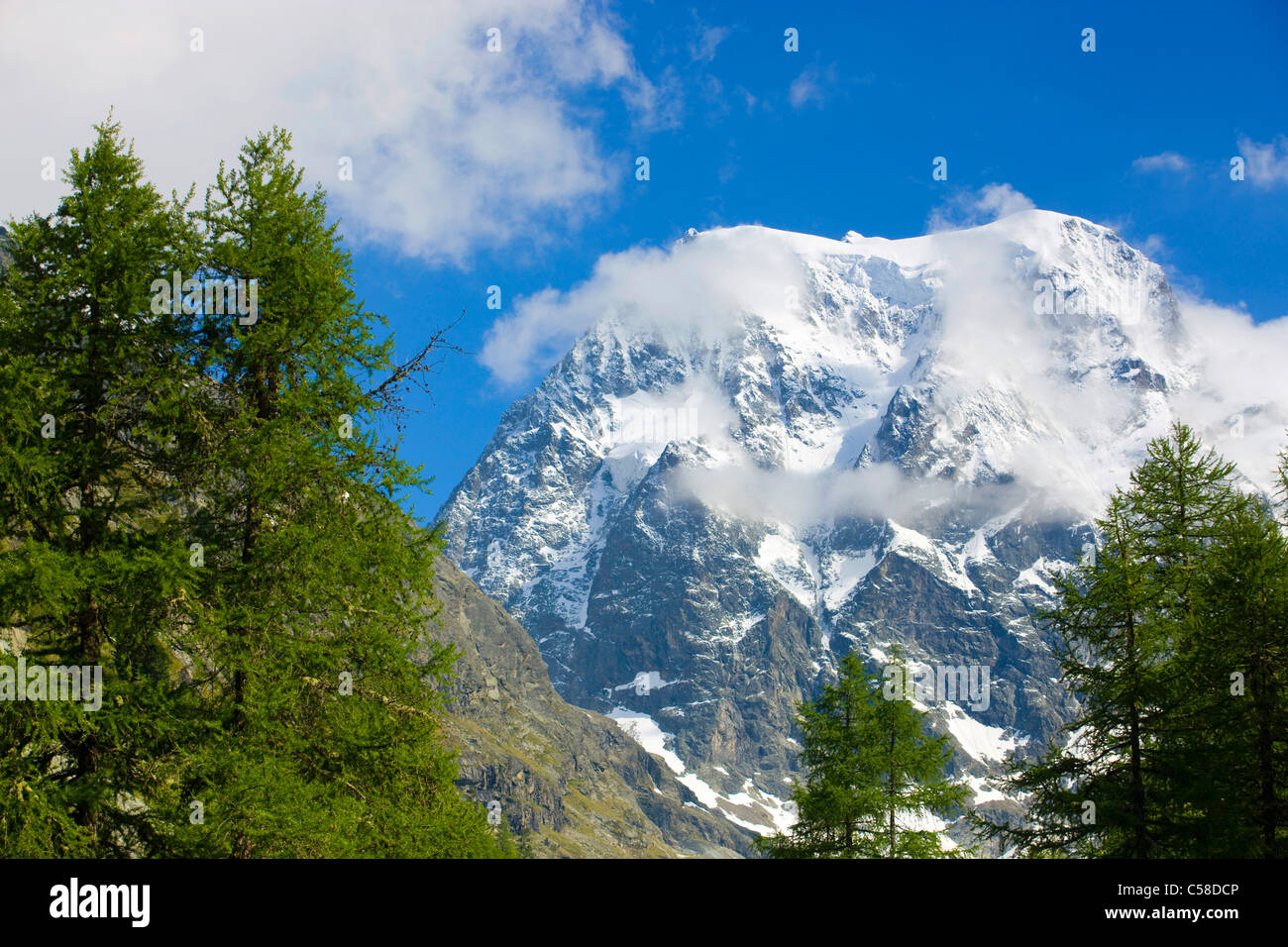 Mont Collon, Switzerland, Europe, canton Valais, nature reserve Val d ...